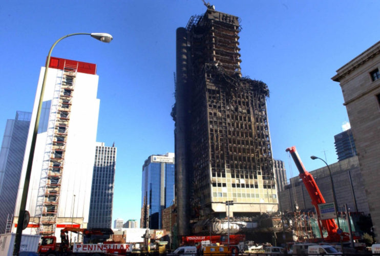 Villarejo deja caer por qué se incendió el edificio Windsor de Madrid - La Crónica de Salamanca