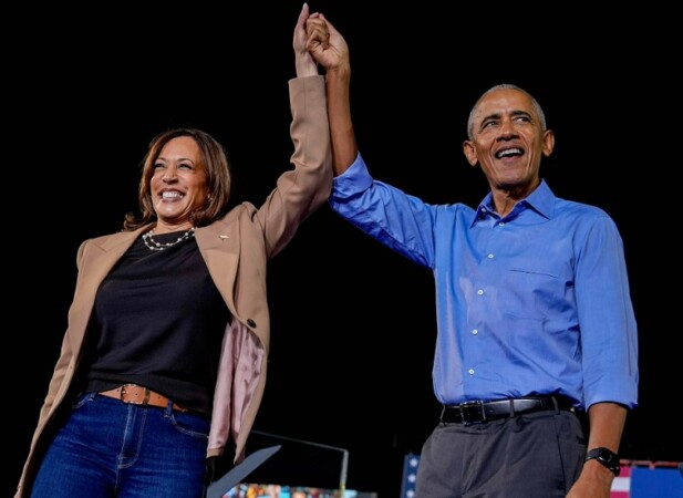 Obama arropa a Harris en su primer mitin juntos