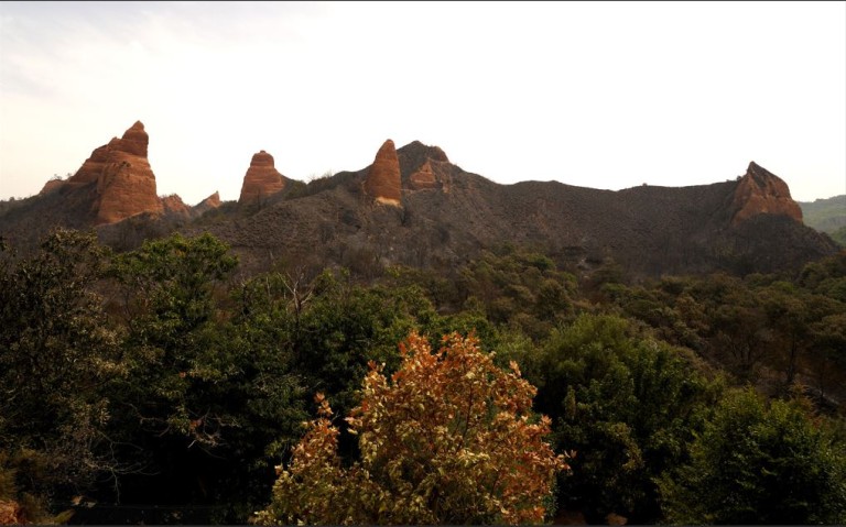 En imágenes | Las Médulas quemadas - La Crónica de Salamanca